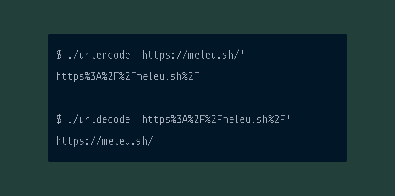 Como Fazer URL Encode decode Com Shell Script Meleu sh